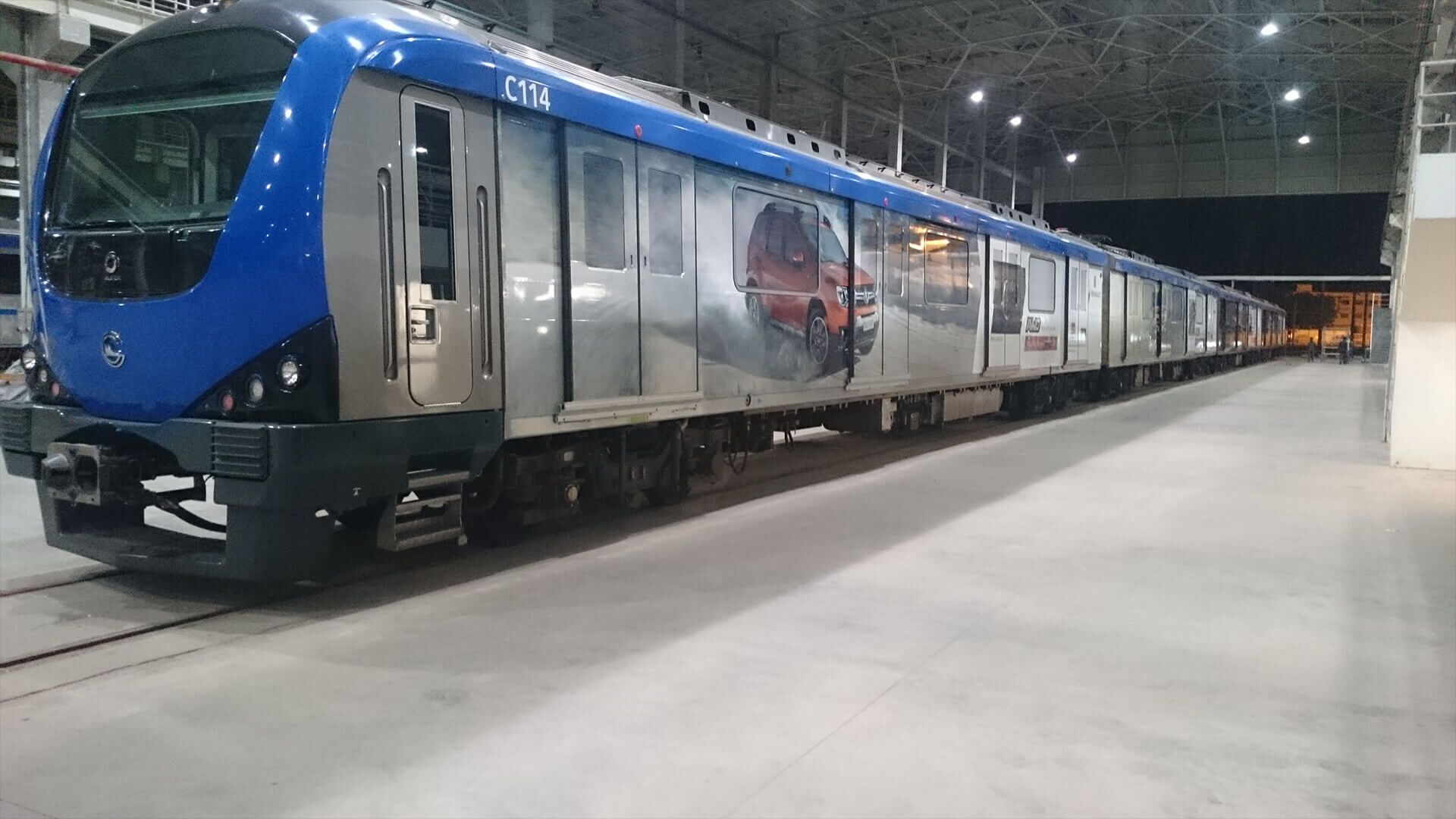 Chennai Metro Rail LTD. | Coach Branding Services, Bangalore India